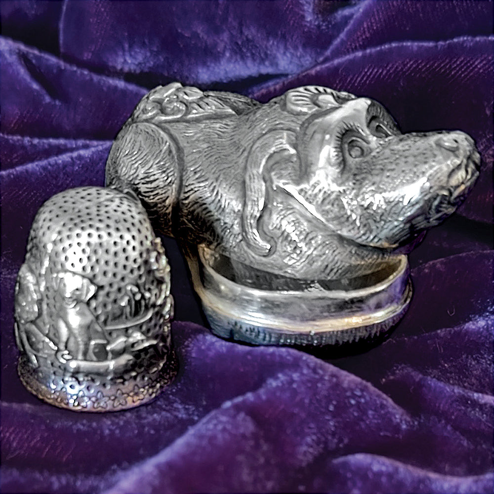 Thimble Box - Dog Small – ThimblesForYou.com